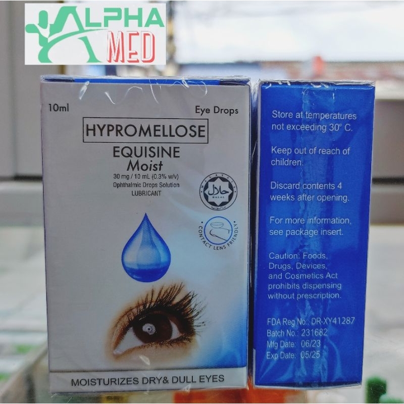 Equisine Moist Eye Drops 10 ml | Shopee Philippines