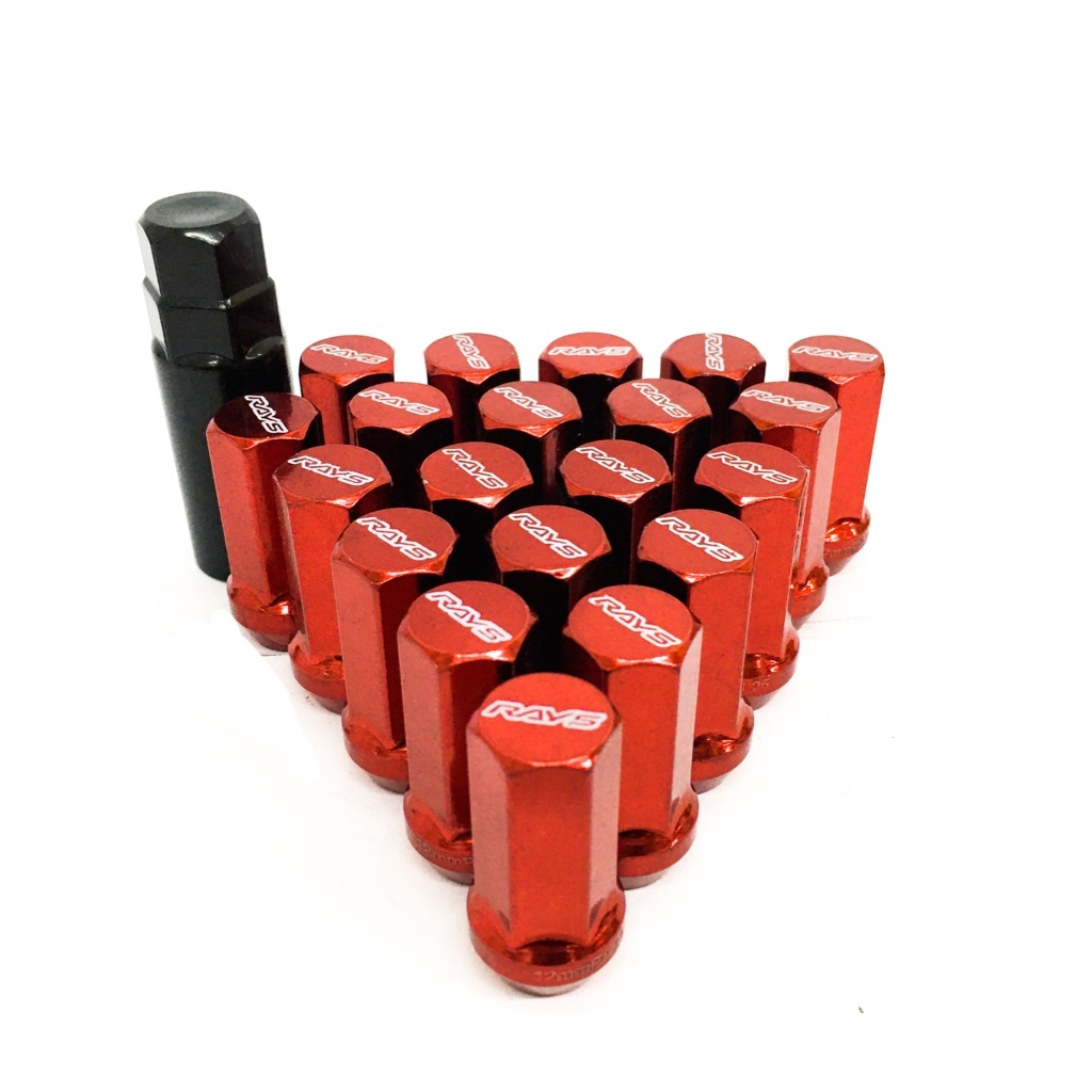 OAPC 20 PCS STAINLESS STEEL CAR WHEEL LUG NUTS RAYS (M12X1.5MM) (M12X1 ...