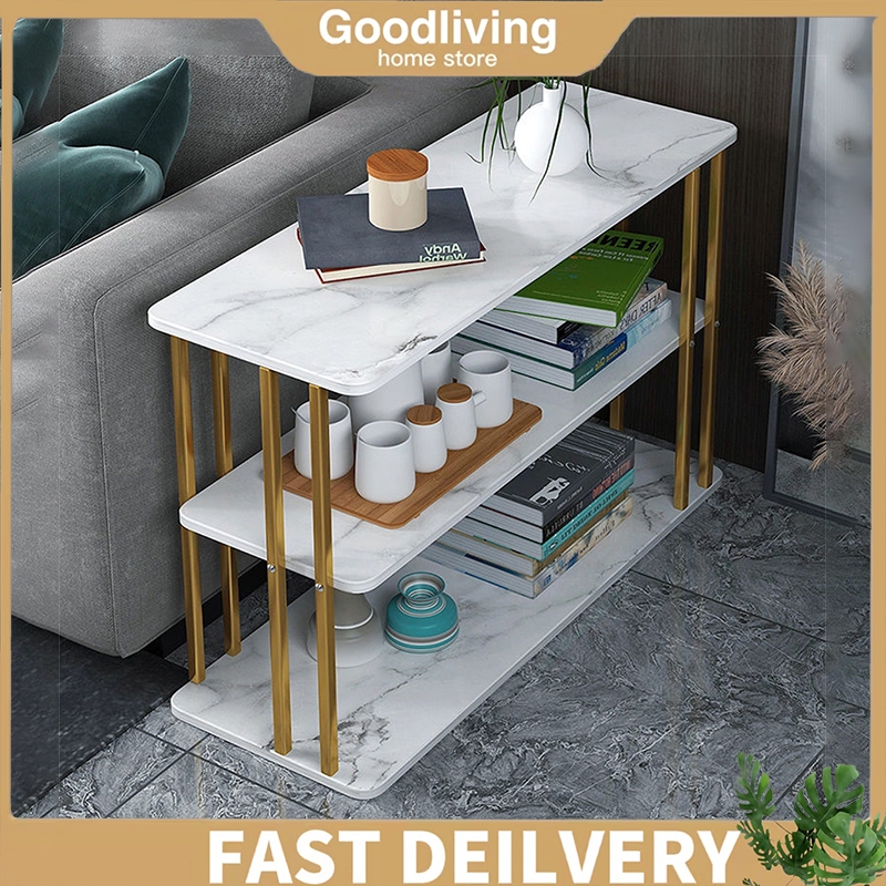 COD 3 Layer Sofa Side Table Bedside Cabinet Coffee table Veneer Table Nightstand Desk Study ...