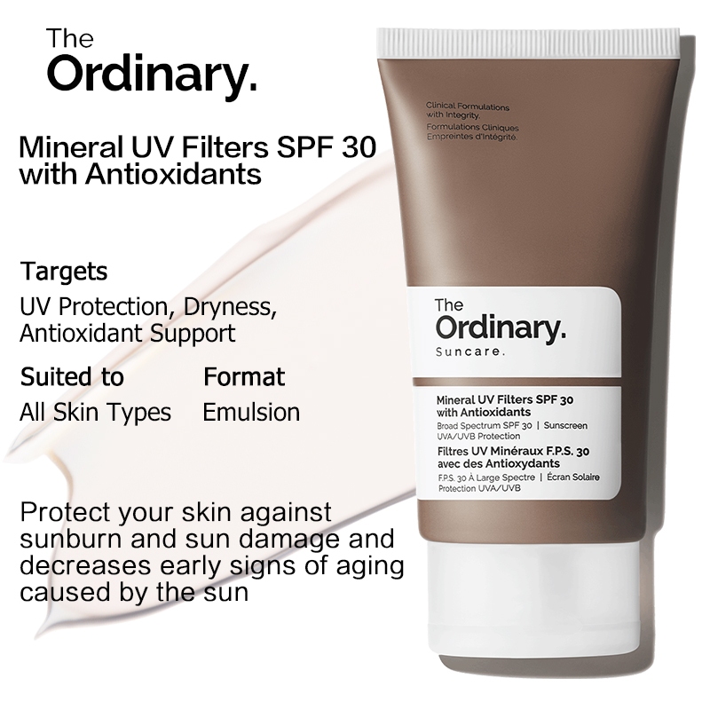 The Ordinary Mineral UV Filters SPF 30 with Antioxidants Moisturizing ...
