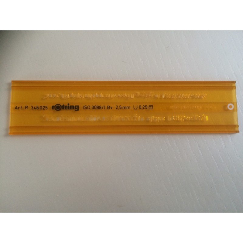 ROTRING Lettering Templates for College Drafting Drawing Architecture ...