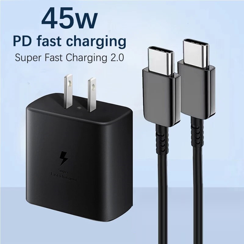 25W 45W PD SuperCharger Fast Charger Type-C to Type-C Quick Charge USB ...