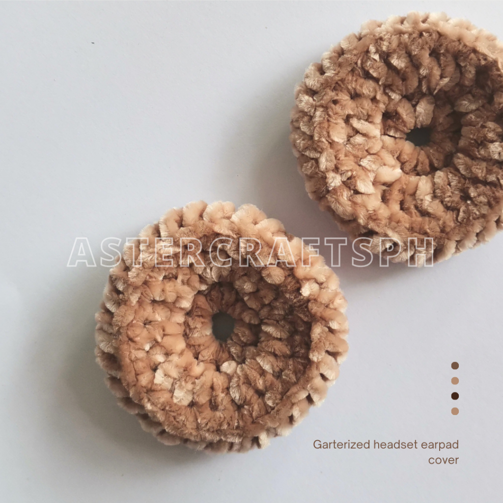 Aster's crochet headset cover / earpad cover | Plain colors | Shopee ...