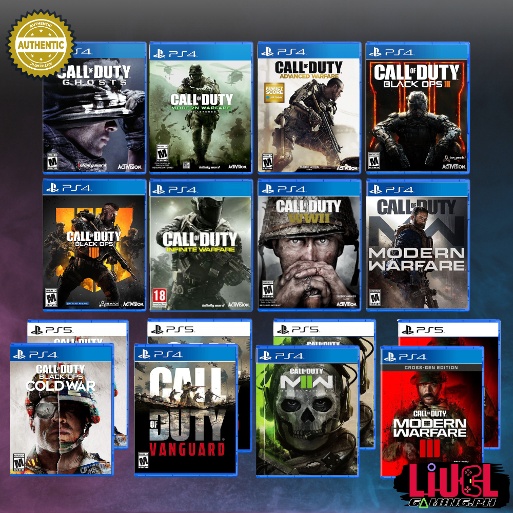 Call of Duty COD Collection PlayStation PS4 PS5 Games Used Good Condition Shopee Philippines