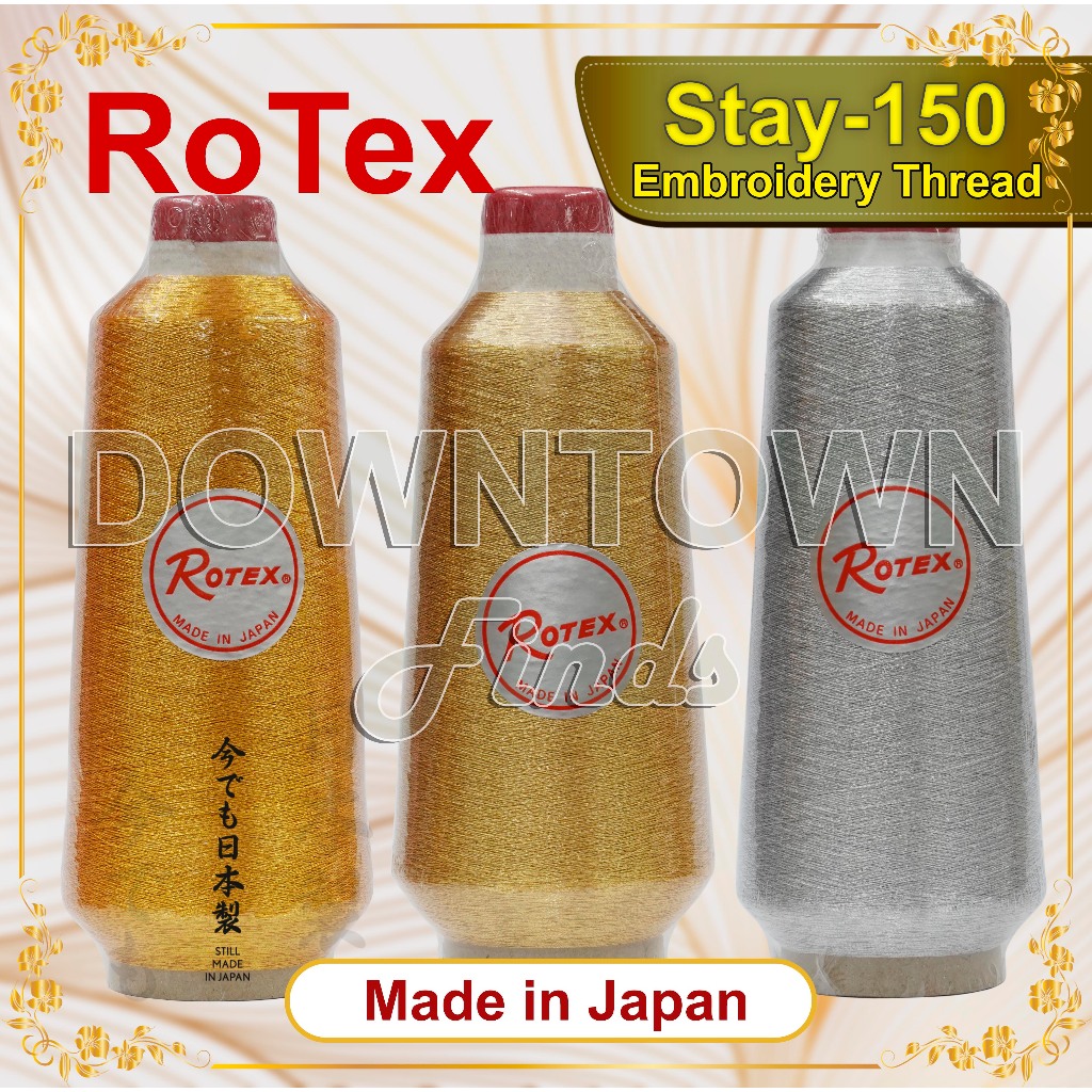 Original RoTex stay-150 High Quality metallic embroidery thread (Made ...