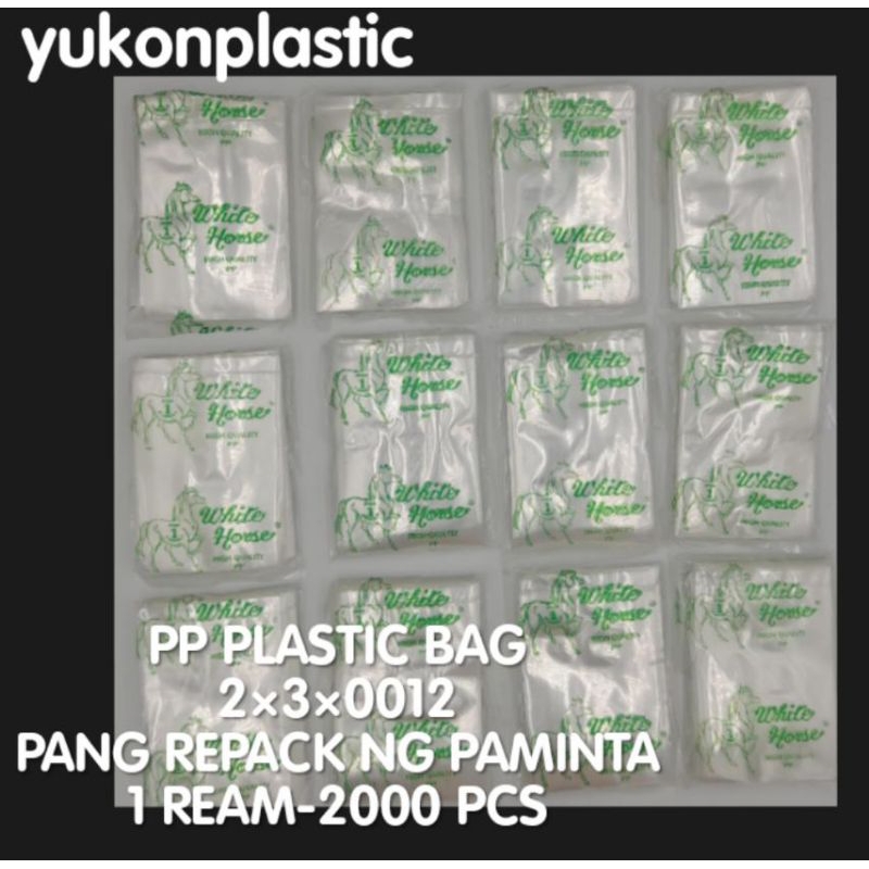 PACKAGING PP PLASTIC 2×3×0012 PANG REPACK NG PAMINTA 100 PCS-PACK ...