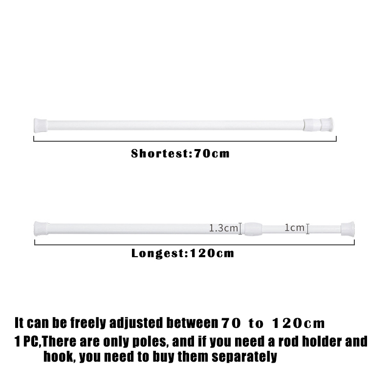 Extendable Adjustable Punch-free Multifunction Shower Curtain Wall ...