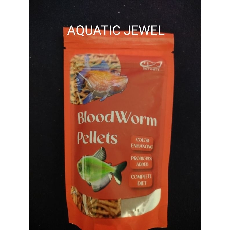 infinity BLOODWORM Pellets 100g | Shopee Philippines