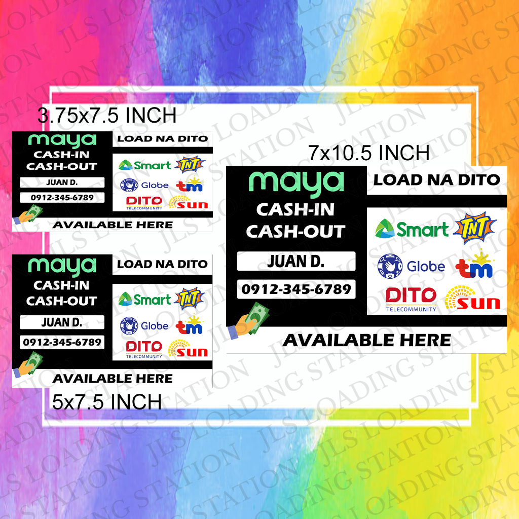 MAYA BUSINESS SIGNAGE (LAMINATED/PVC) | Shopee Philippines