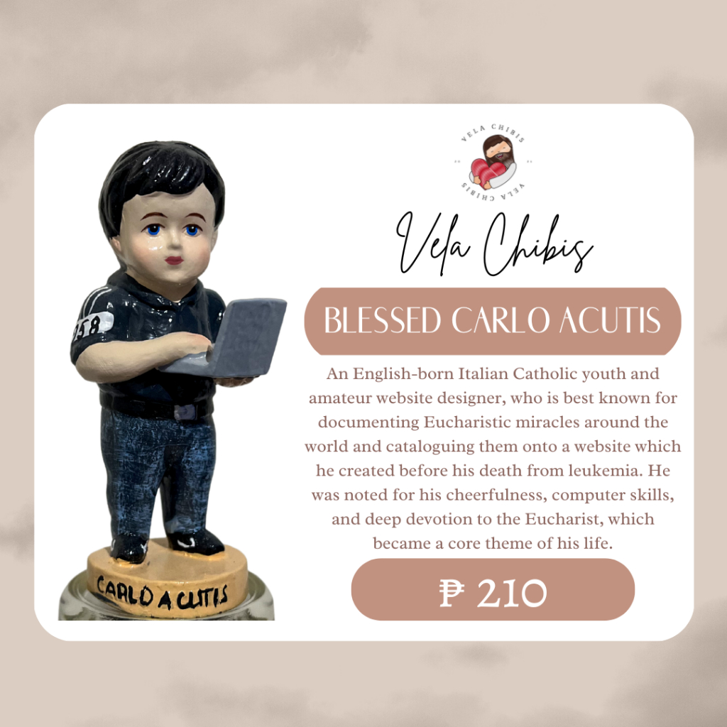 Blessed Carlo Acutis Chibi Image / Chibi Saint | Shopee Philippines