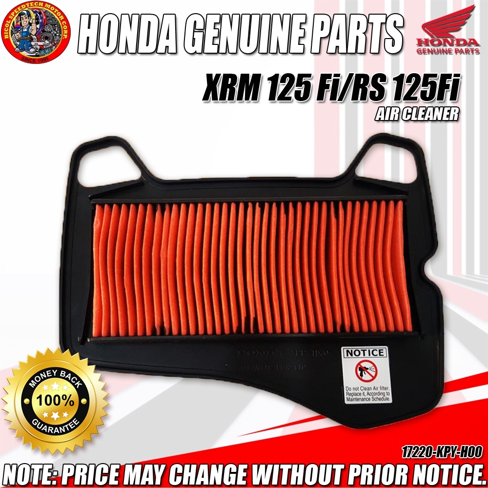 XRM 125 Fi/RS 125FI AIR CLEANER (HPI) (GENUINE: 17220-KPY-H00) | Shopee ...