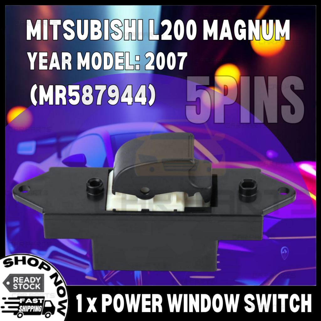 CP (#10388) (MR587944) 5PINS Mitsubishi L200 Magnum 2007 Electric Power ...