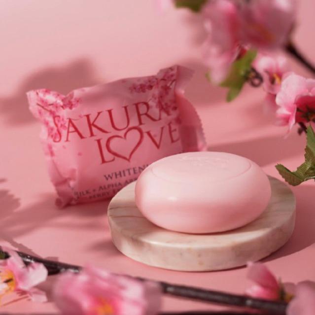 Sakura Love Whitening Soap 110G | Shopee Philippines