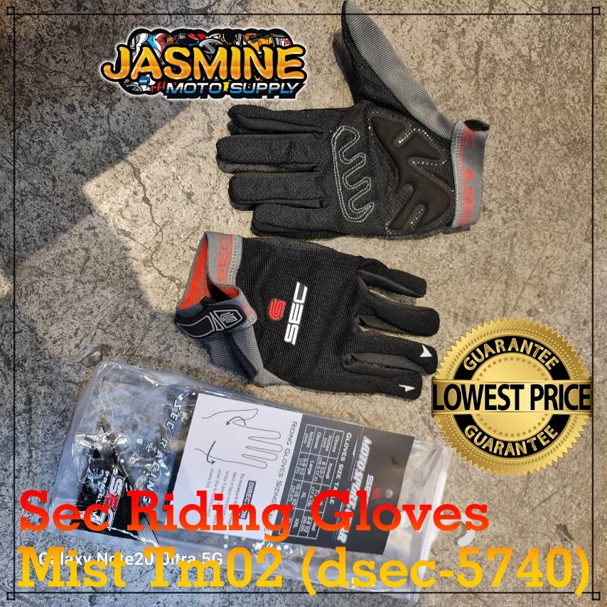 Sec riding gloves mist tm02 (dsec-5740) | Shopee Philippines