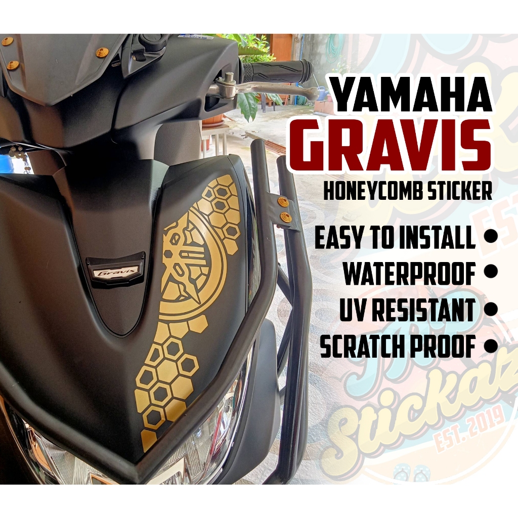 Gravis Honeycomb Sticker | Waterproof | Shopee Philippines