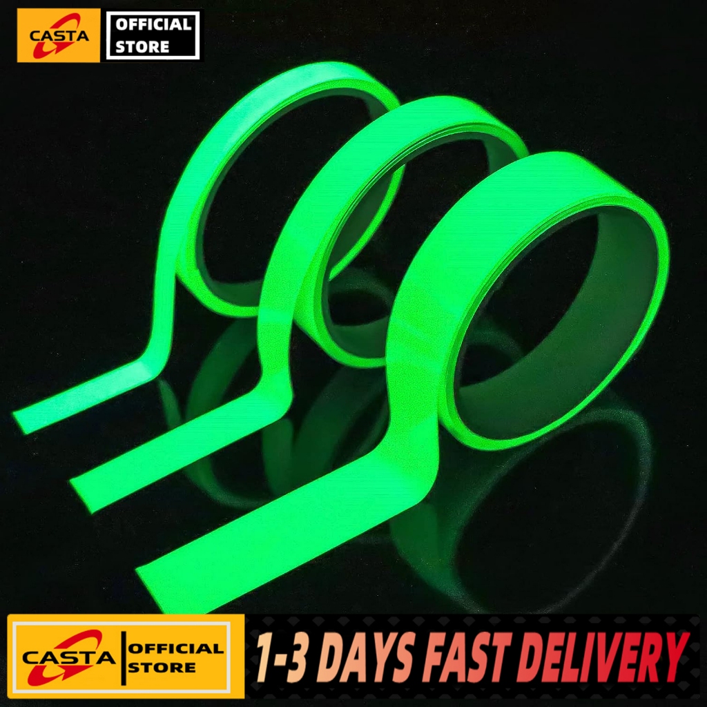 Glow in The Dark Tape Fluorescent Tape Waterproof Stickers for Stairs ...