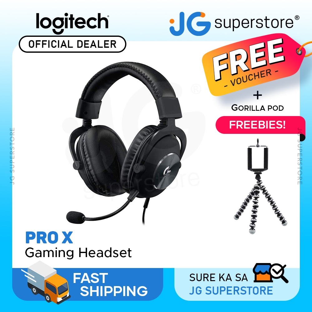 Logitech G Pro X Gaming Headset with Blue Voice Microphone for Gamers ...