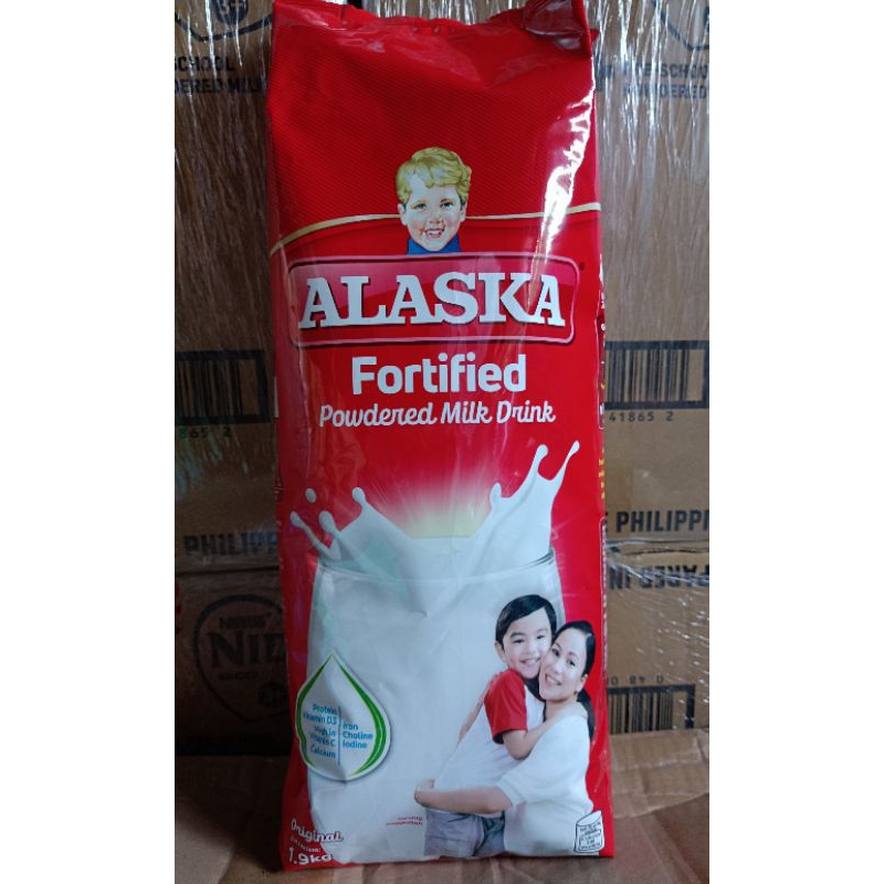Alaska Fortified Powdered Milk Drink 1.9kg | Shopee Philippines