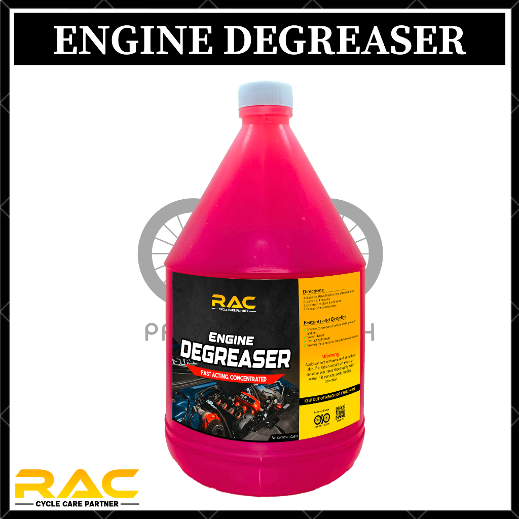 RAC Engine Degreaser / Engine Cleaner / Grease Remover 1 GALLON ...