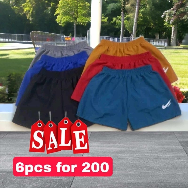 Taslan short for 6yrs to 15 yrs old unisex 6pcs,3pcs 12 pcs | Shopee ...