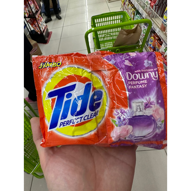 Tide Detergent Powder Perfect Clean with Downy Perfume Fantasy 64g x 6 ...