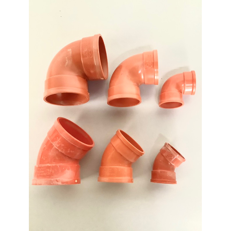 pvc orange elbow 2x90 2x45 3x90 3x45 4x90 4x45 | Shopee Philippines