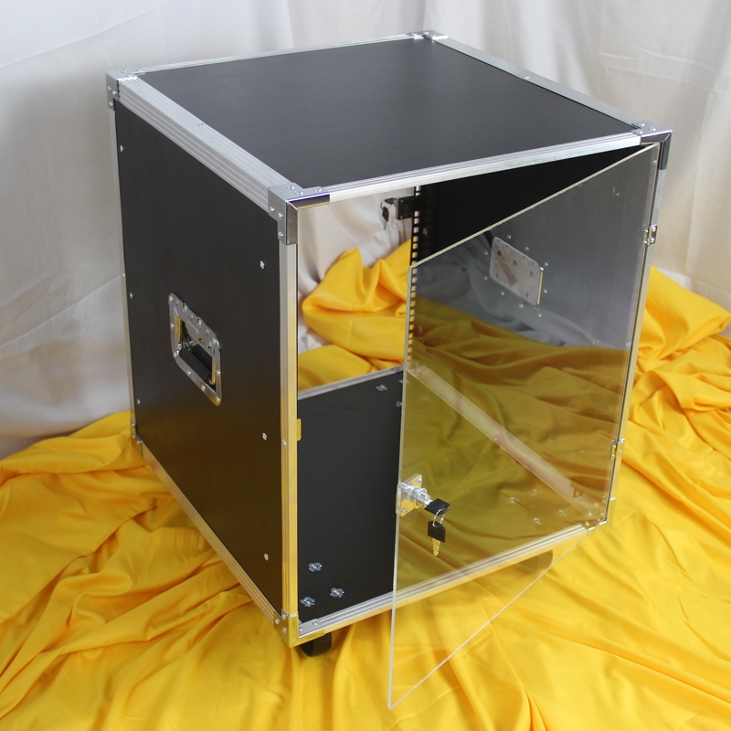 12u Flight Case Empty Touring Cabinet With Door Server Rack Mount ...