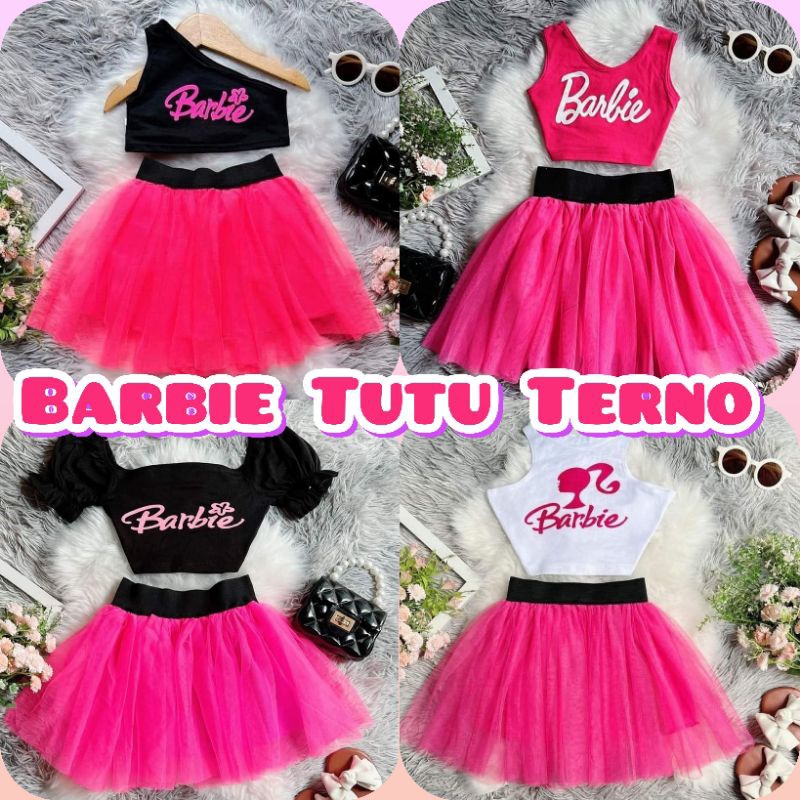 Kyian.ph (part1) Barbie Tutu Terno 0-7yo RTW OOTD for kids girls ...