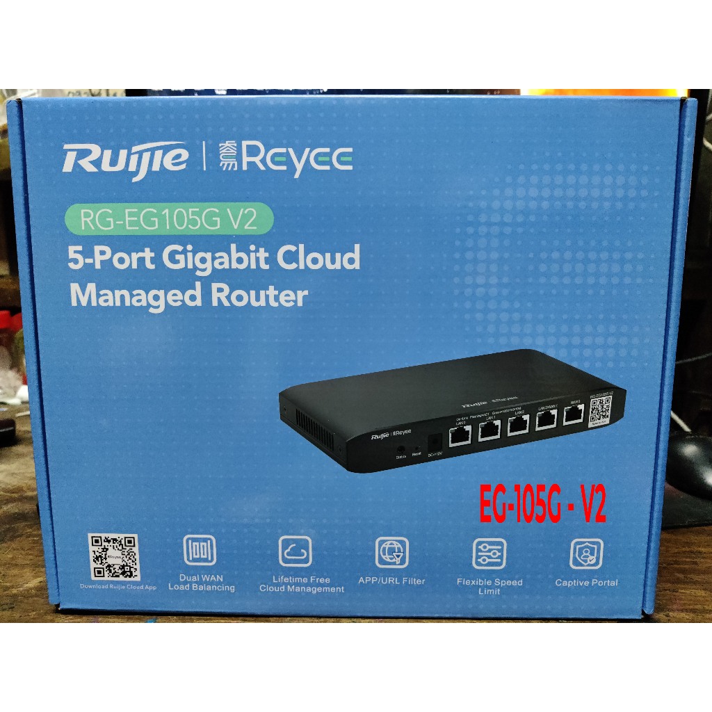 RG-EG105G-V2 5-Port Gigabit Cloud Managed router (ENGLISH VERSION) | Shopee Philippines
