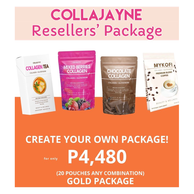 COLLAJAYNE Resellers’ Package (Mixed Berries/Milky Strawberry/Mykofi ...