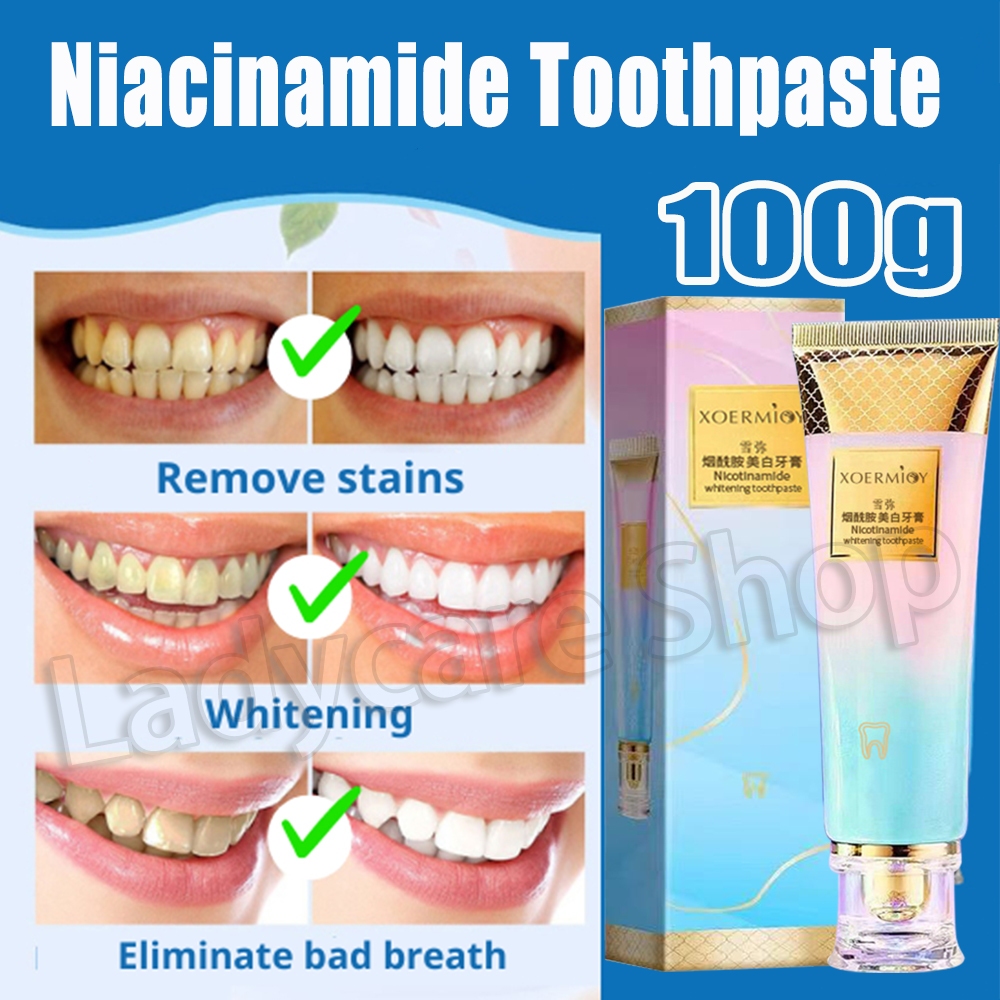 Niacinamide Toothpaste Whitening Smoke Stains Yellow Teeth Tartar ...