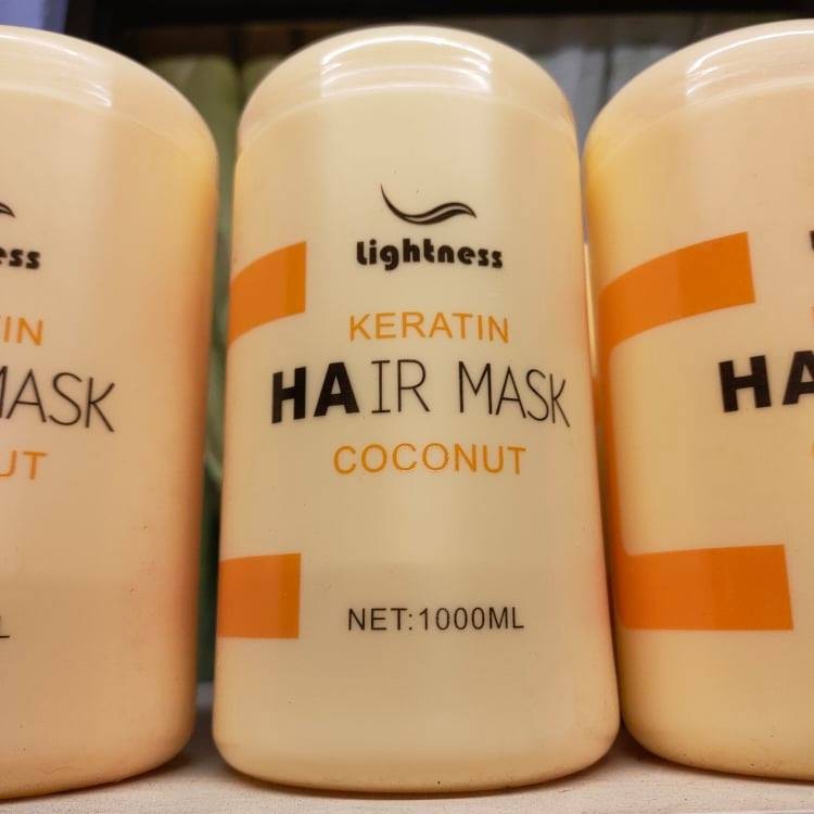 Lightness keratin hair mask coconut 1000ml | Shopee Philippines