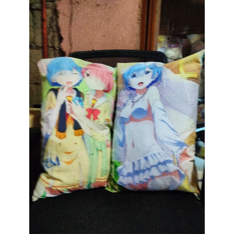 Re zero Rem and Ram Pillow | Shopee Philippines
