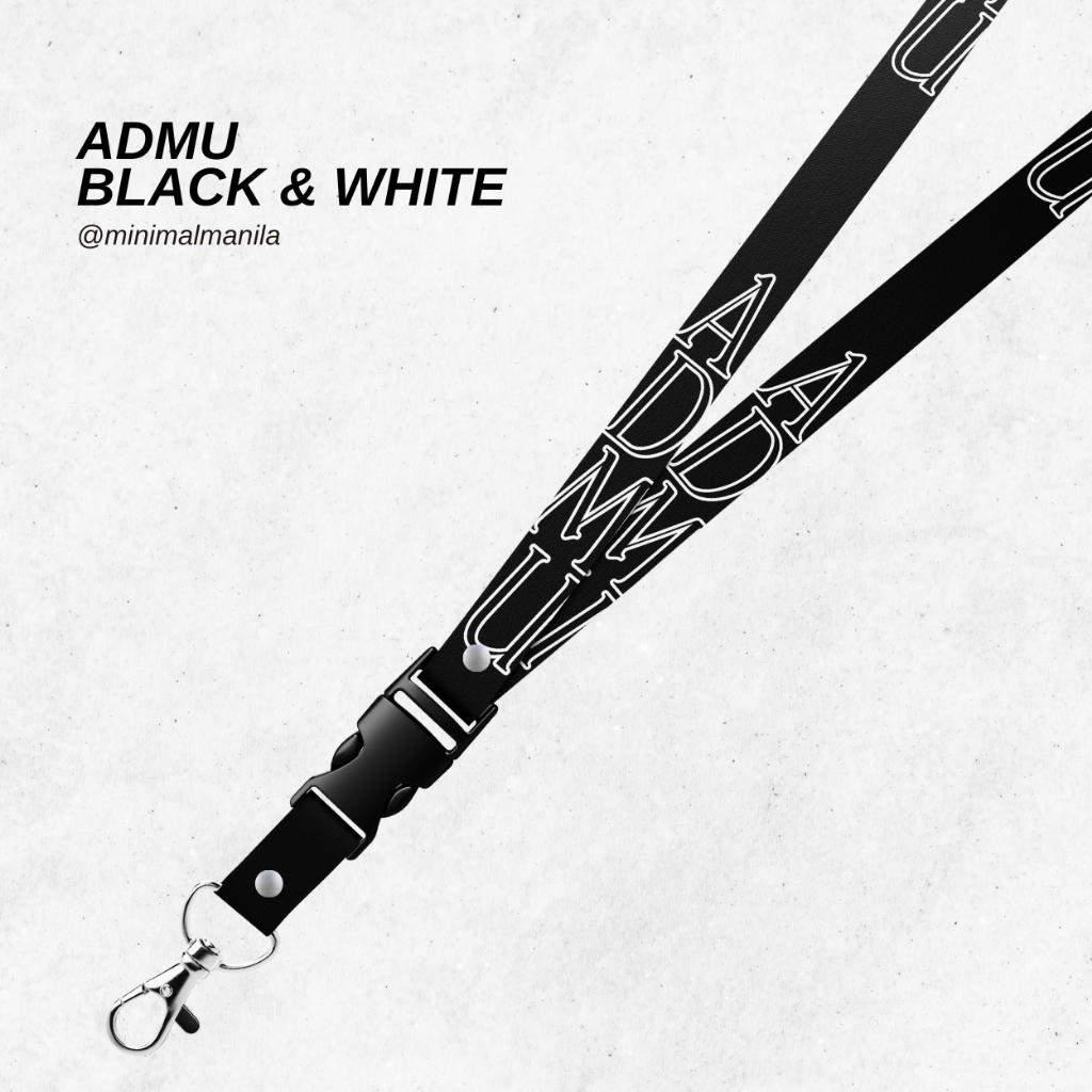ADMU ID Lace Lanyard | Minimal Manila University Lanyards | Shopee ...