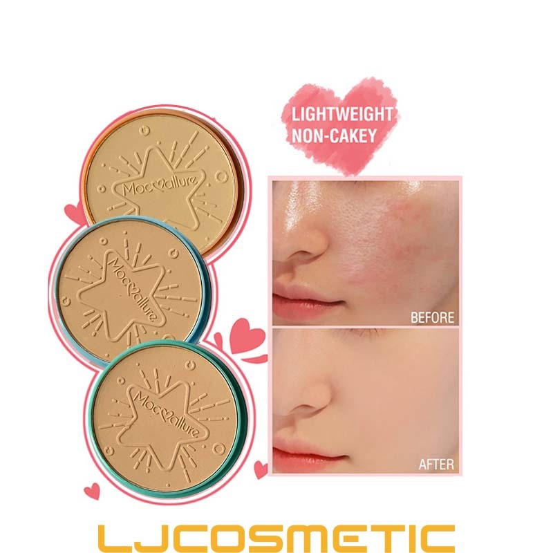Pressed Powder Compacts Lasting Matte Lightweight Traceless Oil Control ...