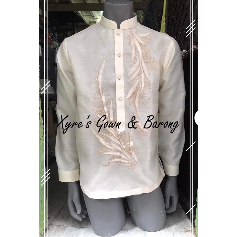 Barong Tagalog with Lining/ Piña Organza/ Not Shiny- Direct Tahian ...