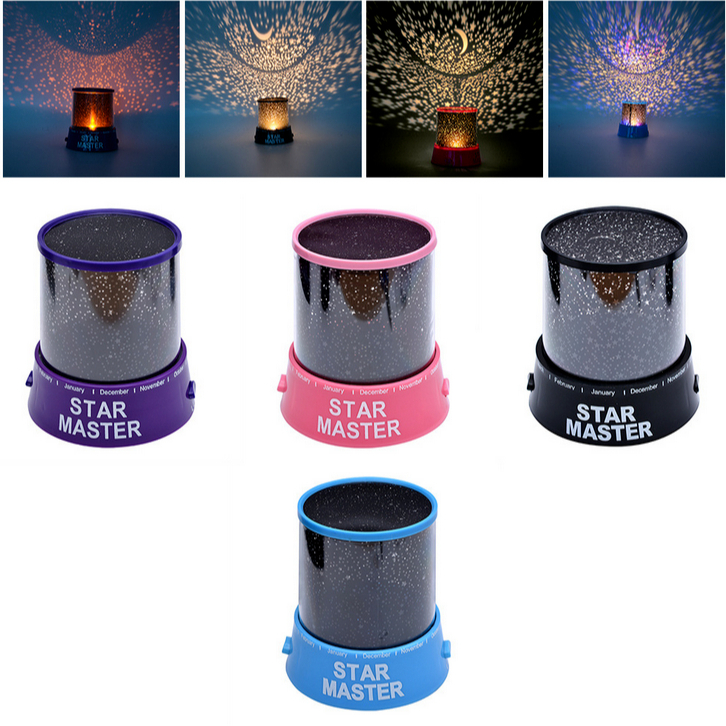 TV148 LED Starry Sky Projector Night Light Ocean Wave Star Moon Room ...