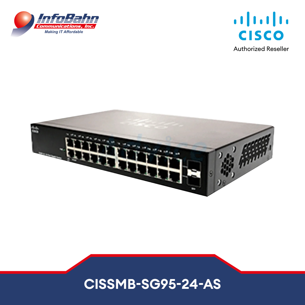Cisco Sg95-24 Compact 24-Port Gigabit Switch Sg95-24-As I Infobahn ...