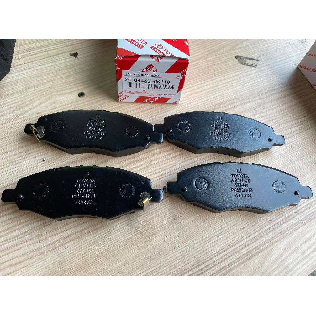 BRAKE PAD FA ( 04465-0K110 ) FOR TOYOTA HILUX 2004-2016 / TOYOTA INNOVA ...