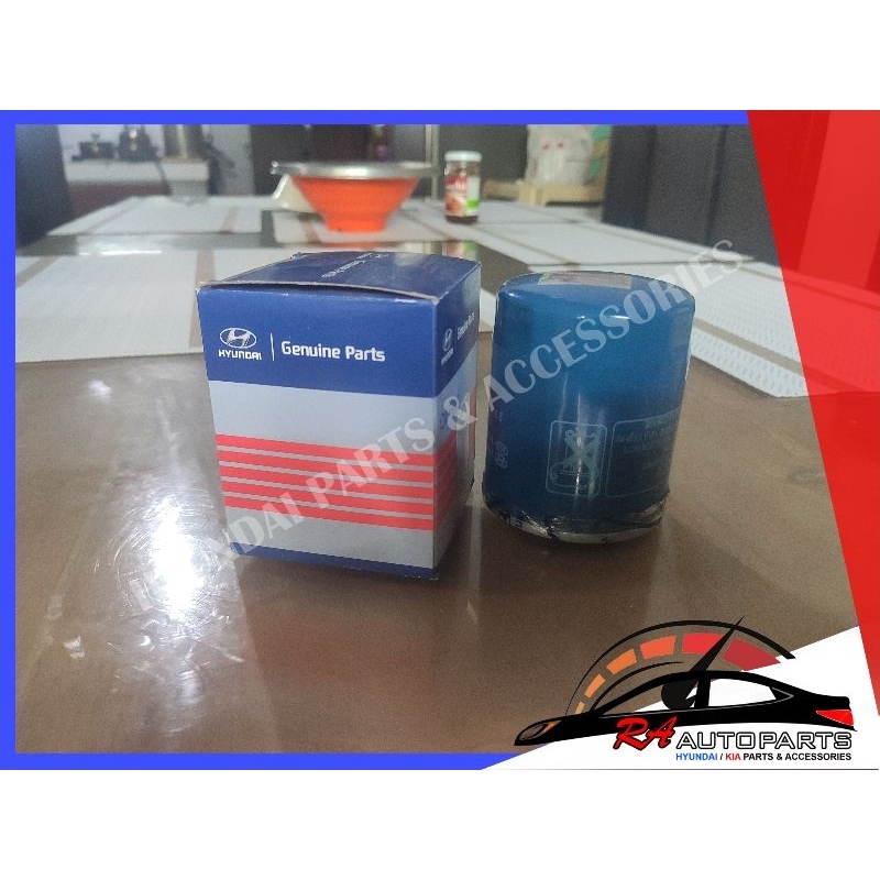 Oil Filter Kappa Engine Hyundai Accent 2014 to 2018 Genuine Parts ...