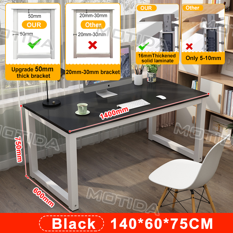 140cm Wooden Office Tablen Computer Desk Laptop Table Study Table ...