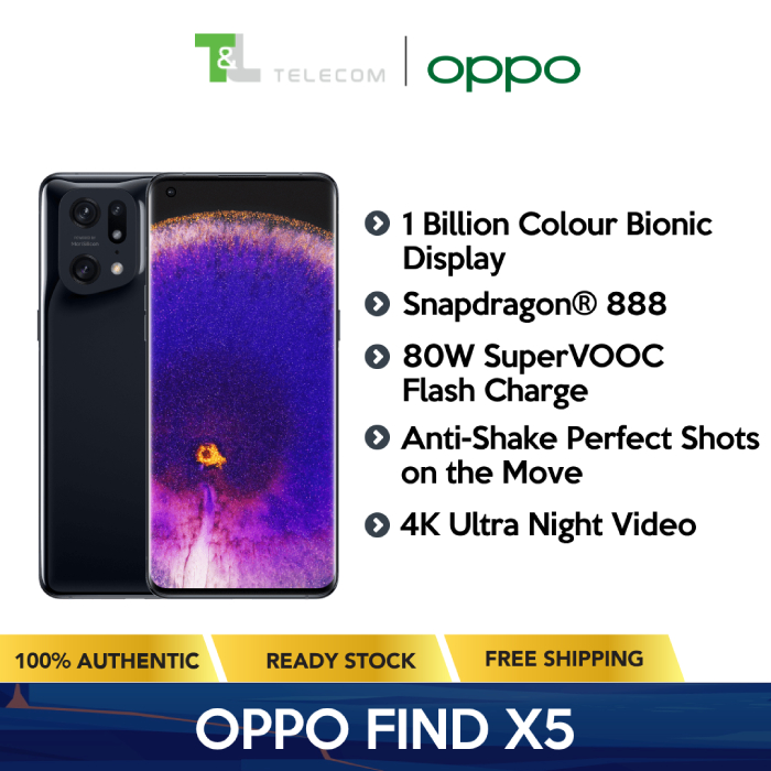 [GLOBAL VERSION] OPPO Find X5 CPH2307 Dual SIM 8GB+256GB 5G | 4K Ultra ...