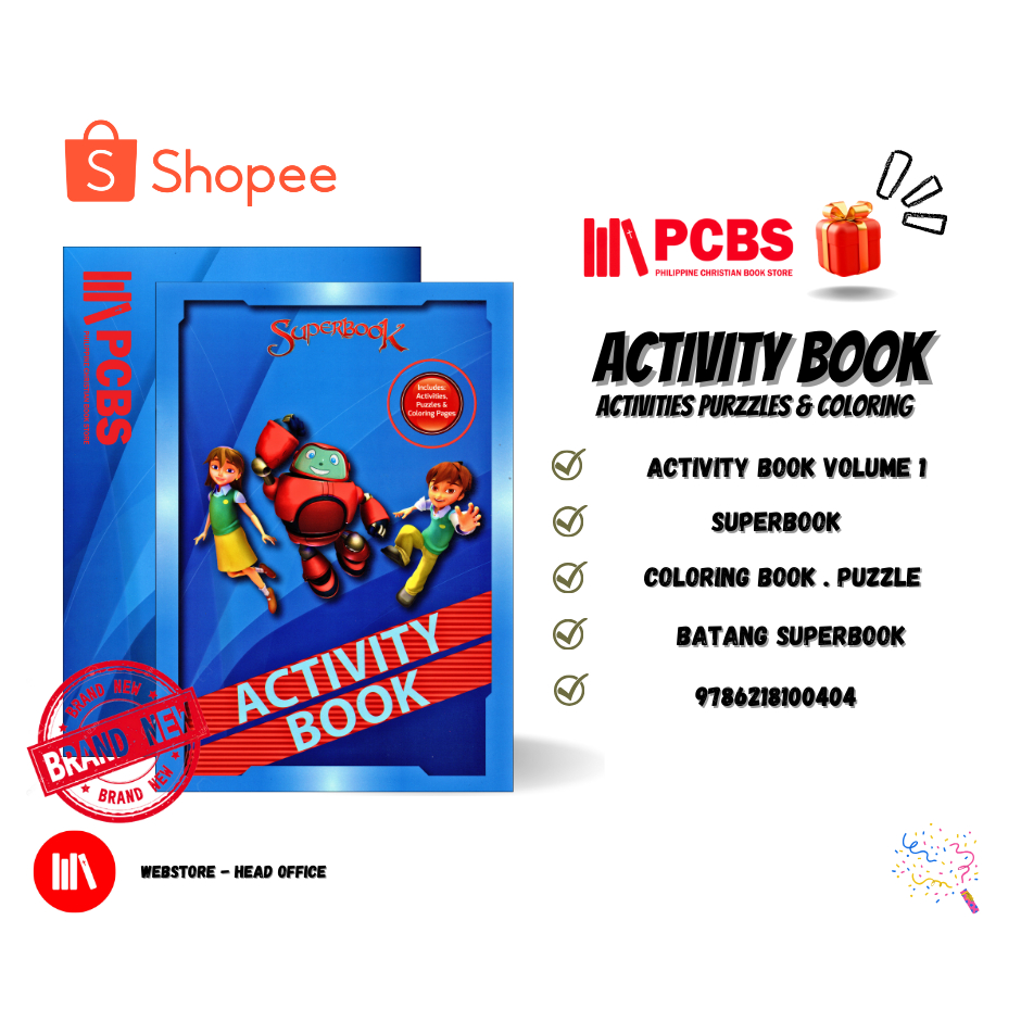 PCBS Activity Book Volume 1 (ACTIVITIES, PUZZLES & COLORING PAGES ...