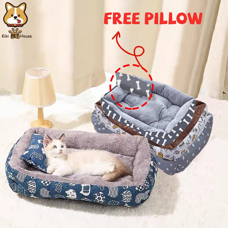 [Free Pillow] Pet Bed Dog Bed Cat Bed Pet Dog Sofa Puppy Bed kitten Bed ...
