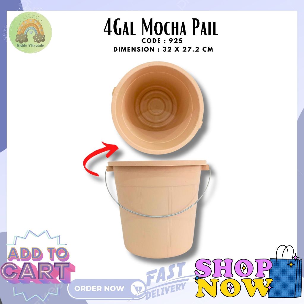 925 4GAL PAIL COL/4 GALLON PAIL/PAIL/PLASTIC COLORED PAIL/PLASTIC PAIL ...