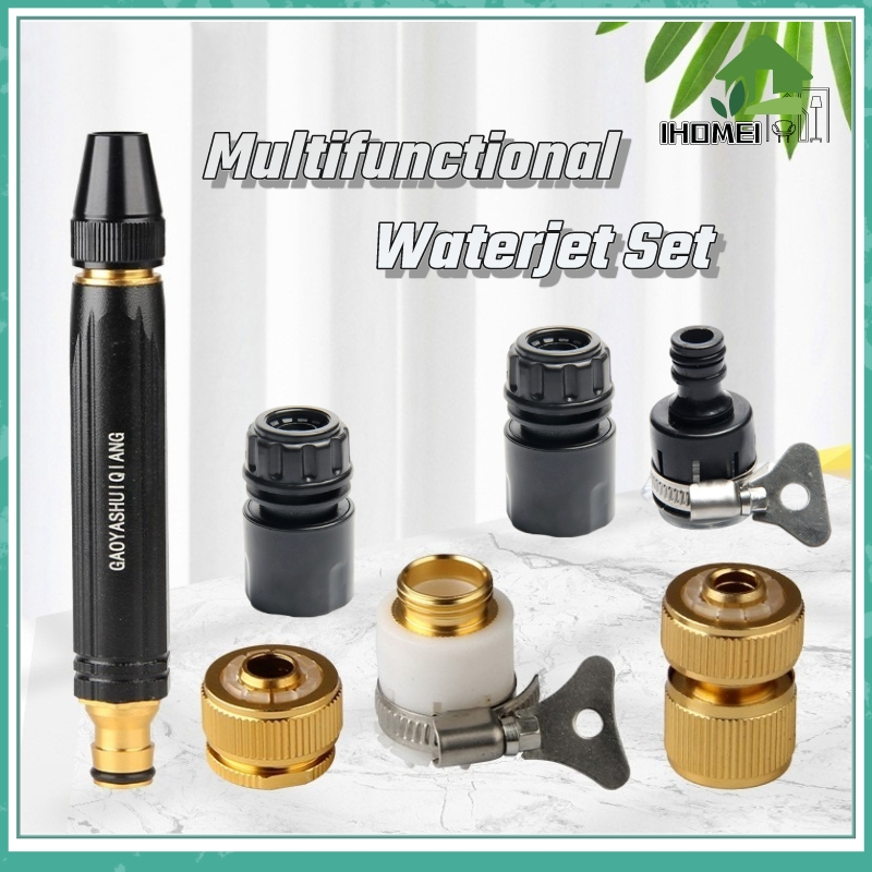 Water Jet Car Wash Nozzle Adjustable Hose Nozzle High Pressure Washer ...