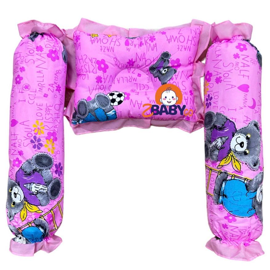 4in1 Bolster Baby Pillow Set for Newborn Baby Boys & Girls Infant needs ...