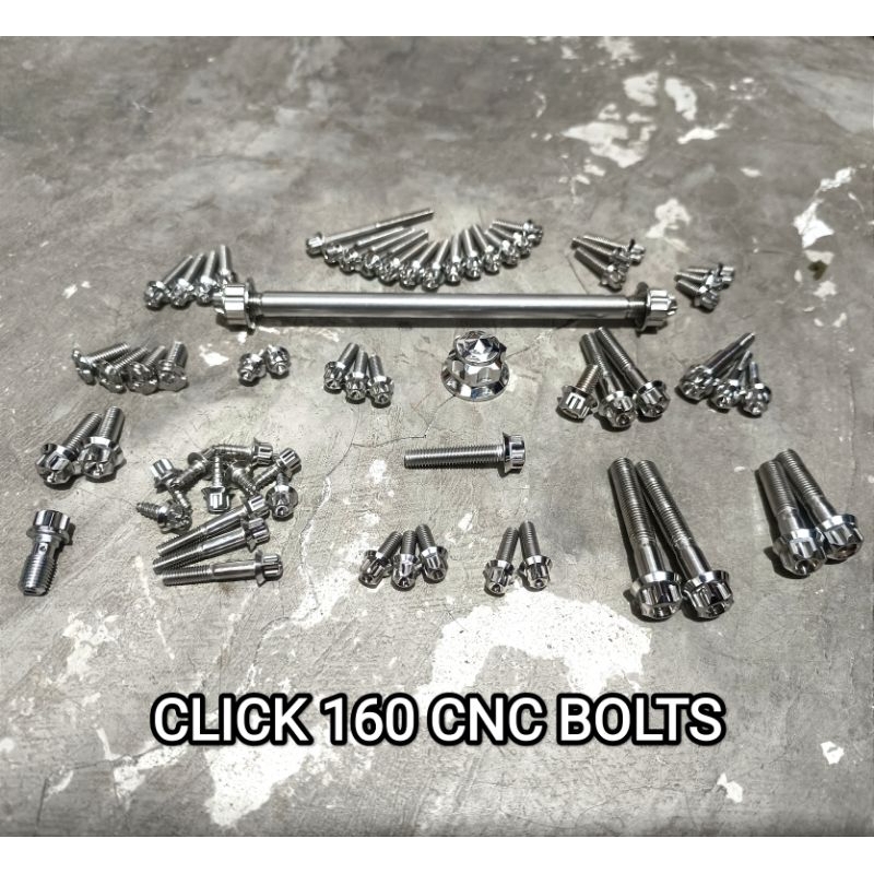 CLICK 160 CNC BOLTS - SOLD BY PARTS | Shopee Philippines