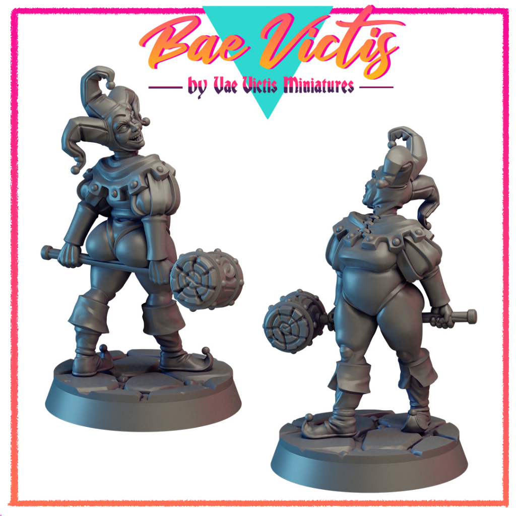 Vae Victis | Bae Victis Jester with 25mm base for Tabletop RPG DnD use ...