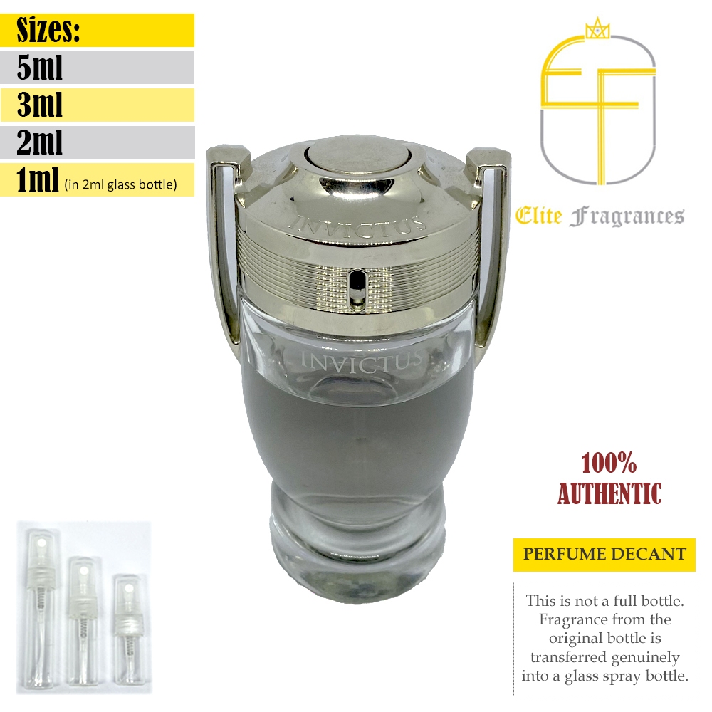 DECANT Invictus EDT for men | Shopee Philippines